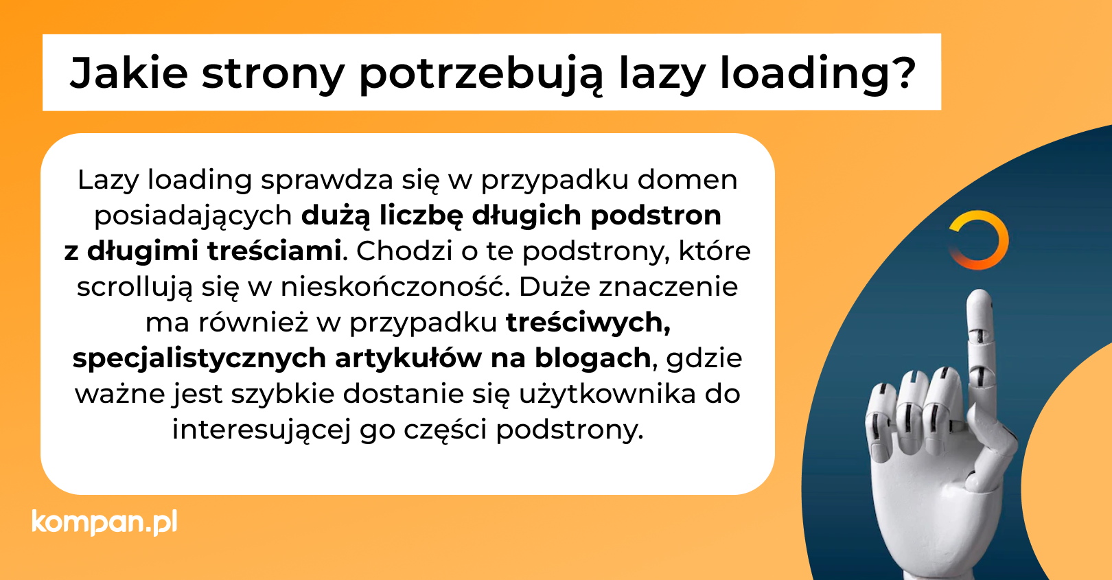 Lazy Loading - czym jest i jak wpływa na działania SEO? | Kompan.pl
