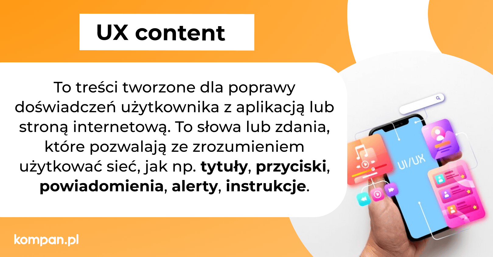 UX writing i microcopy - słowa mają znaczenie | Kompan.pl